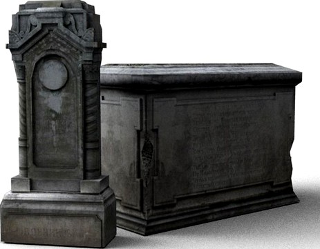 Tombstones 3d model