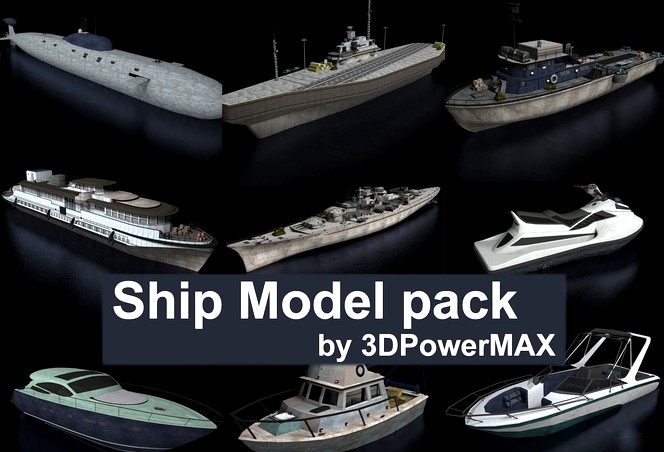 Sea Models package 3d