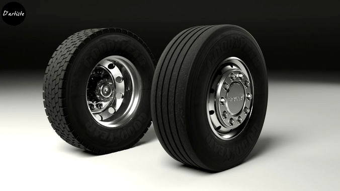 Scania Tyres 3d model