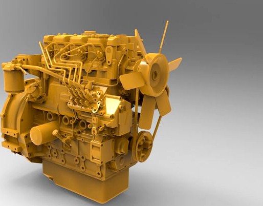 Perkins Engine 3d model