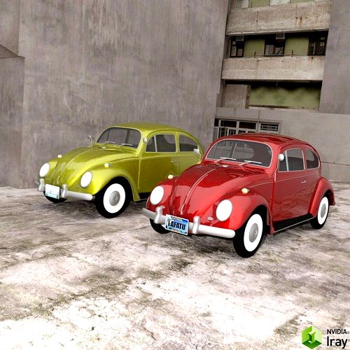 Volkswagen Beetle for DAZ Studio 3d model
