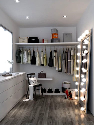 Walk -in Wardrobe 2 3d model
