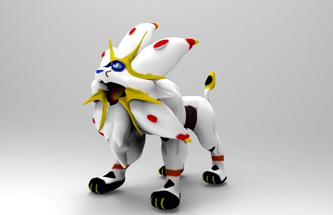 Solgaleo Pokemon 3d model