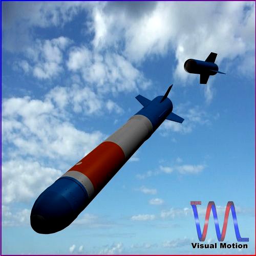 RUR-5 ARSOC Missile 3d model