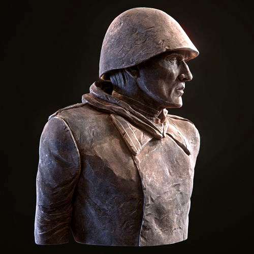 Soviet Soldier WW2 3d model