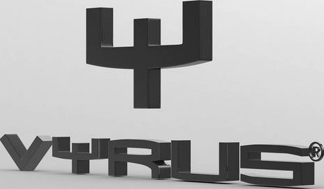 vyrus logo 3d model