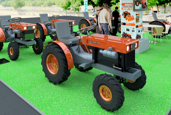 Revit Tractor 3d model