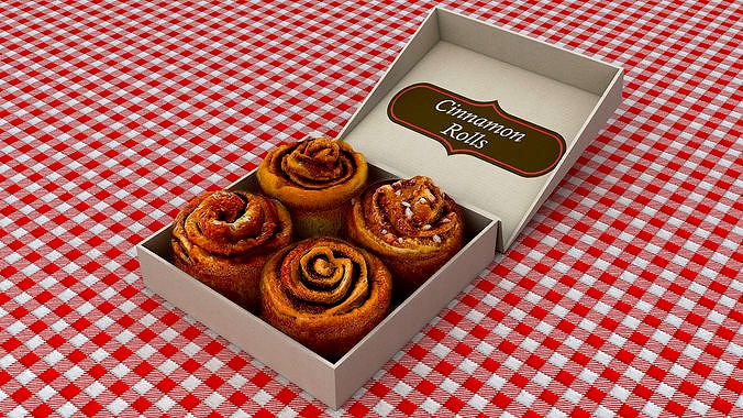 Cinnamon Rolls 3d model