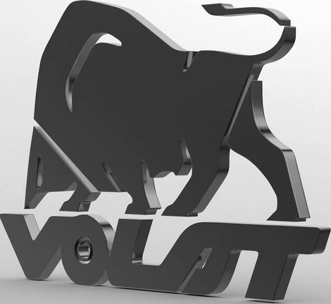 volat logo 3d model