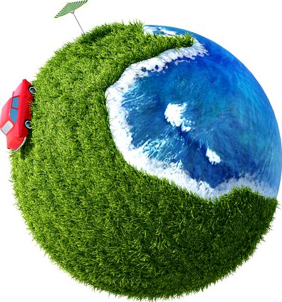 Green Planet Easy 3d model