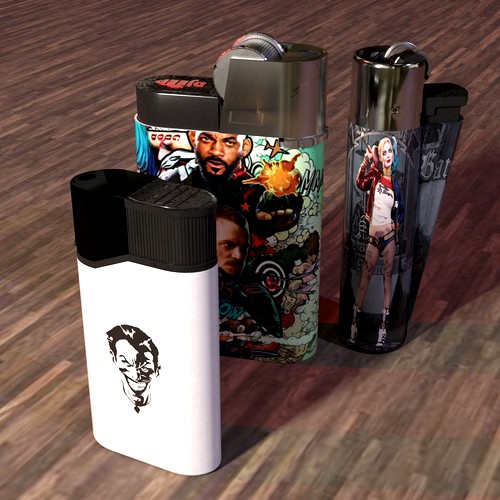 3D Lighter Model Pack 1