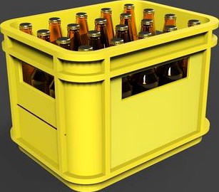 Beer box 1 3d model