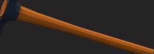 Low Poly Pickaxe v1 3d model