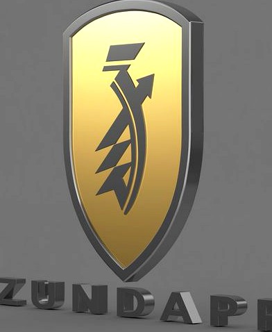 Zundapp logo 3 3d model