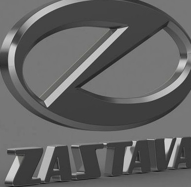 Zastava logo 1 3d model
