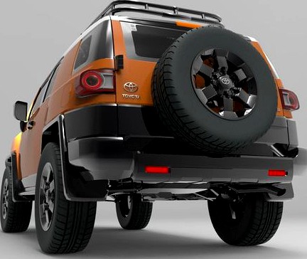 Toyota FJ Cruiser - Detailed Design 3d model