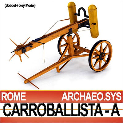 Roman Artillery Carroballista A Soedel Foley 3d model
