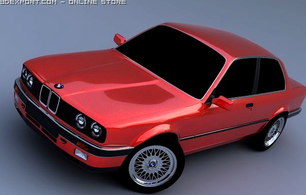 BMW e30 3D Model