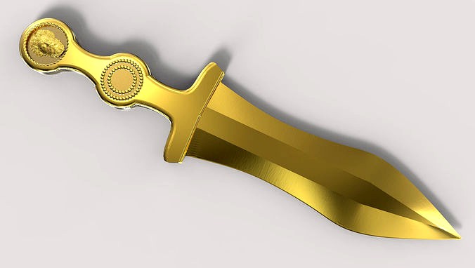 Functionnal roman pugio replica | 3D model
