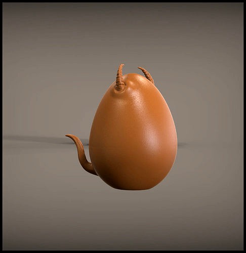 Evil Egg | 3D model