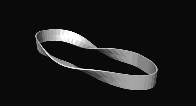 Classic mobius strip | 3D model