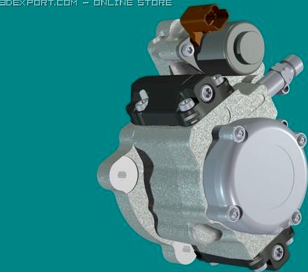 High Pressure Fuel Pump 3D Model