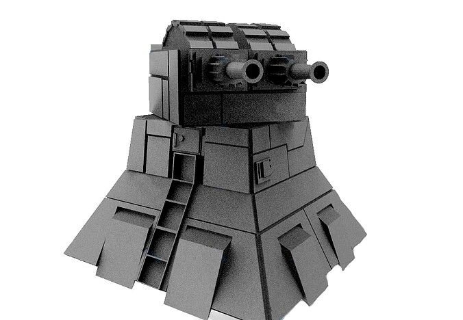 Star wars Turbolaser tower | 3D model