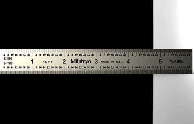 Mitutoyo 6 Inch Scale 3d model