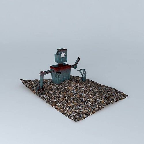 Dead Robot 3d model