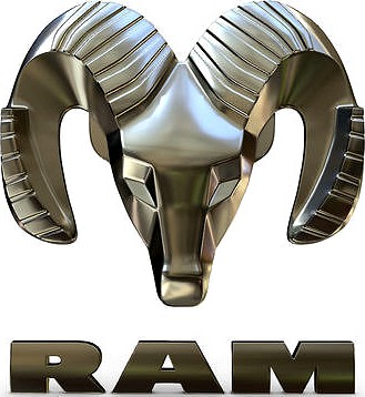 ram logo 3d model