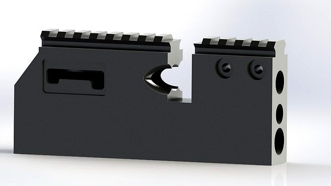 Dawson air rifle receiver 3d model