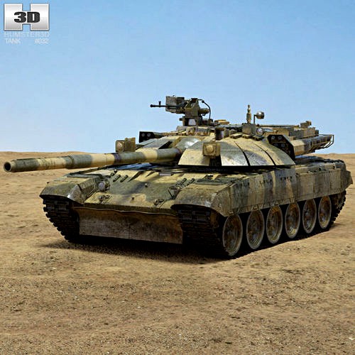 T-72 Tank 3d model