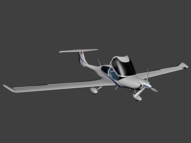 Diamond DA40 3d model