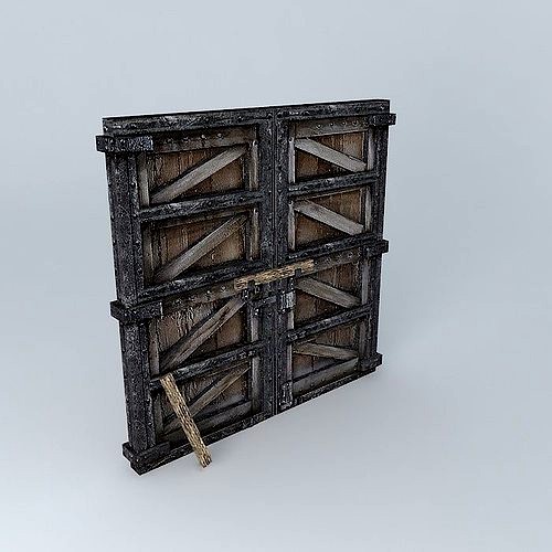 Barn Doors from Resident Evil 4 3d model