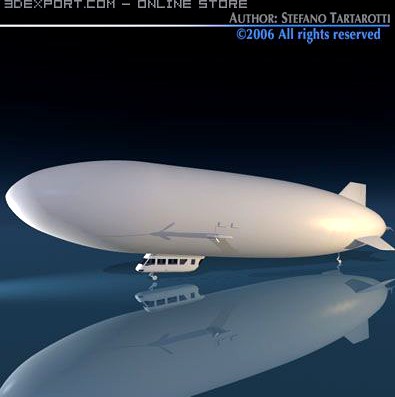 Zeppelin 3D Model