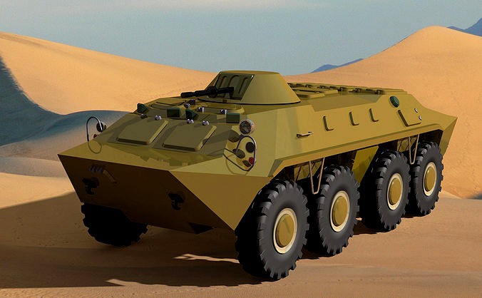 BTR 70 3d model