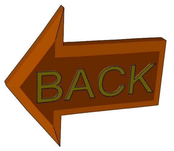 back arrow 3d model