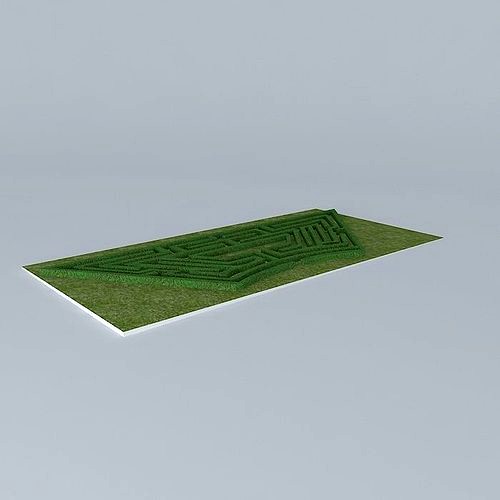 Hampton Court Palace Maze 3d model