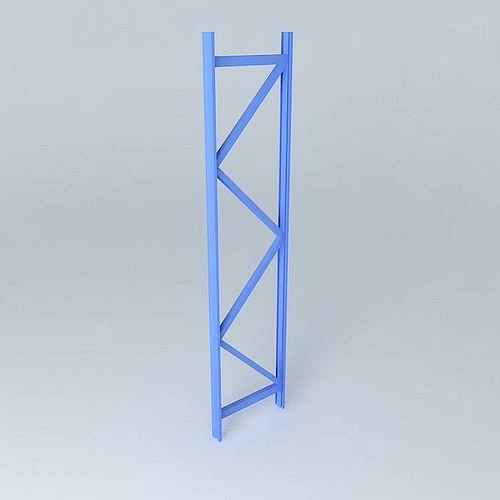 upright storage rack 3d model