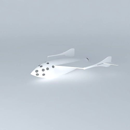 Scaled Composites Space Ship One 3d model