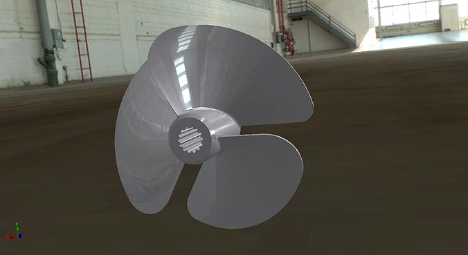Boat propeller 3d model