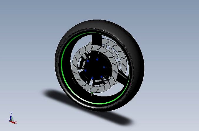 Racing Wheel 3d model