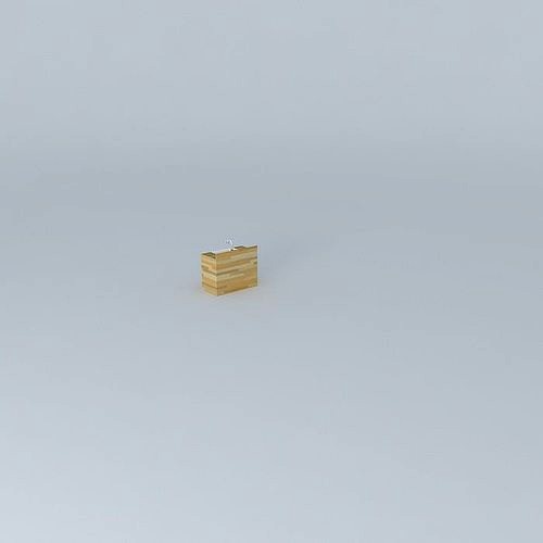 White Porcelain Sink 3d model