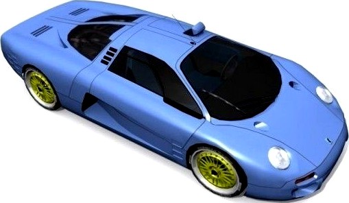 Isdera Commendatore 112i 3d model