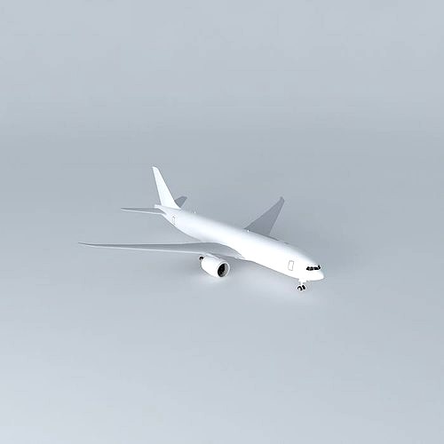 Template Boeing 777F 3d model