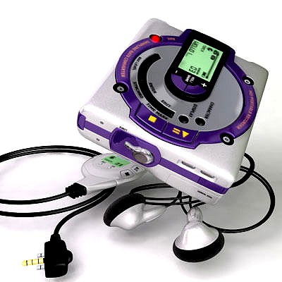 MiniDisc SHARP 3d model