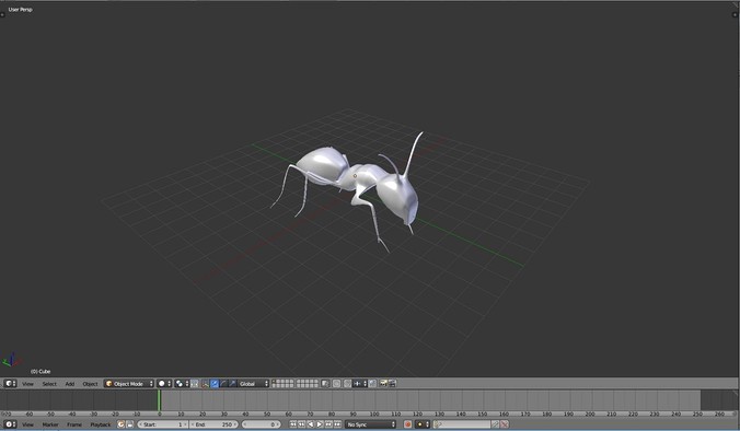 Realistic Ant Model 3d
