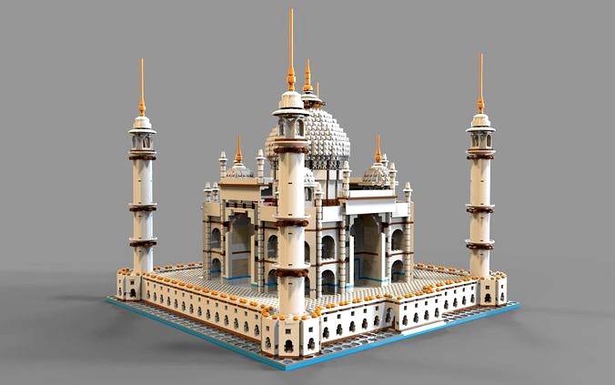 Lego mosque 3d model