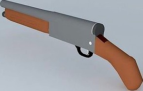 sawed off remington model 11 browning auto 5 3d
