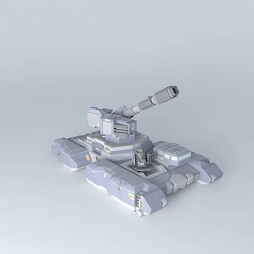 'Shockwave' Mobile Hover Artillery Unit 3d model